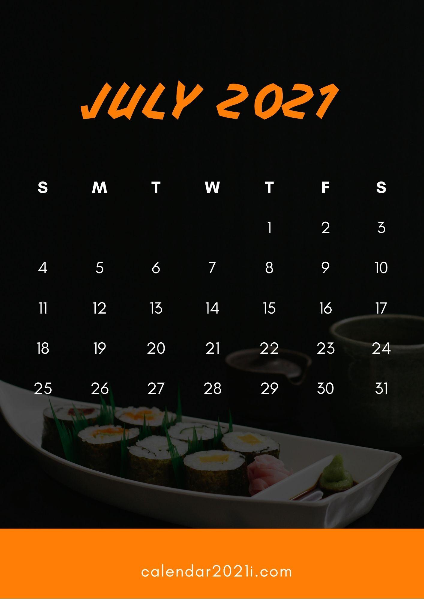 July 2021 Calendar Wallpapers - Top Free July 2021 Calendar Backgrounds ...