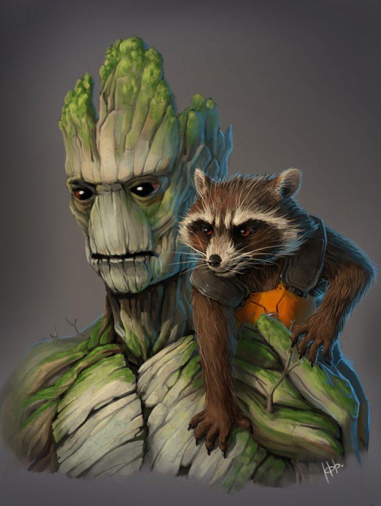 Rocket and Groot Wallpapers - Top Free Rocket and Groot Backgrounds ...
