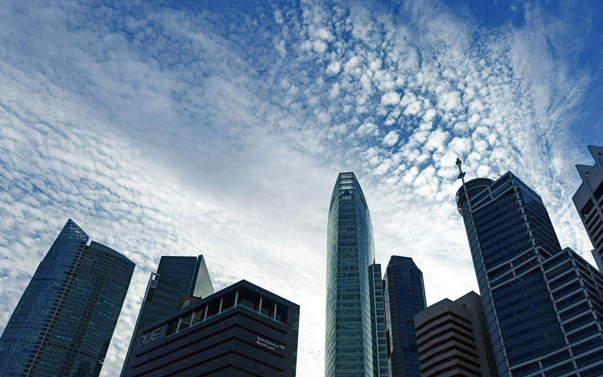 Skyscraper Clouds Wallpapers - Top Free Skyscraper Clouds Backgrounds ...