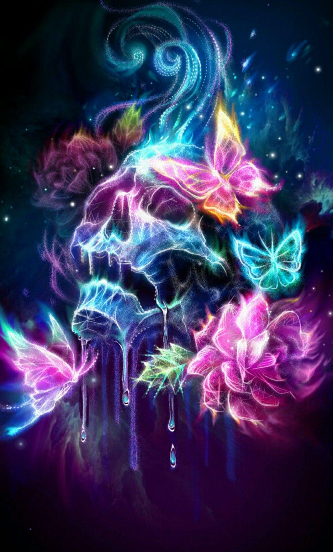 Glowing Skull Wallpapers - Top Free Glowing Skull Backgrounds ...