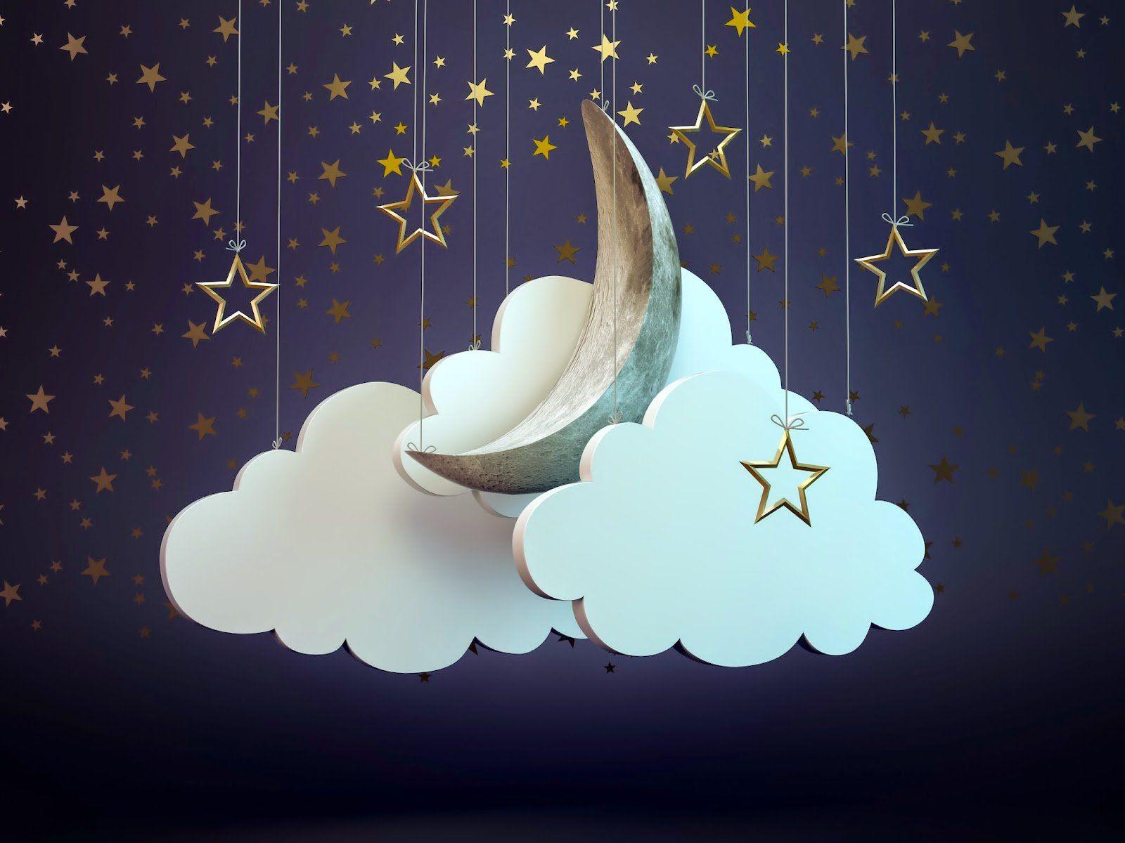 Moon and Stars Wallpapers - Top Free Moon and Stars Backgrounds ...