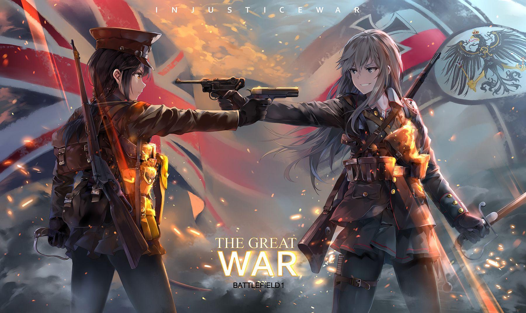 War Anime Girl Wallpapers - Top Free War Anime Girl Backgrounds ...