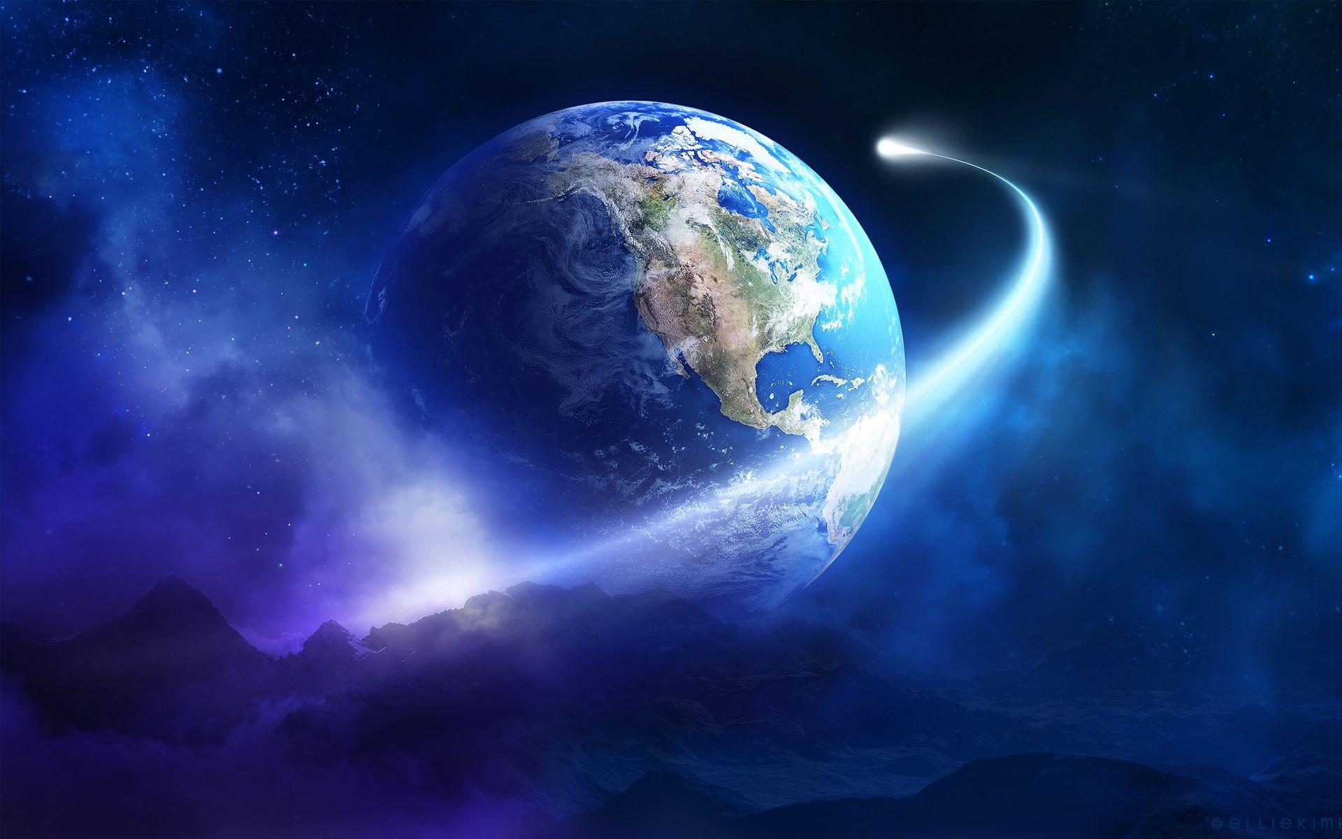 Blue Earth Wallpapers - Top Free Blue Earth Backgrounds - WallpaperAccess