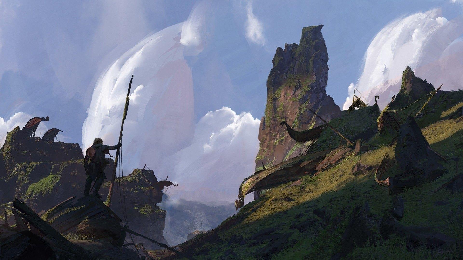 Viking Landscape Wallpapers - Top Free Viking Landscape Backgrounds ...