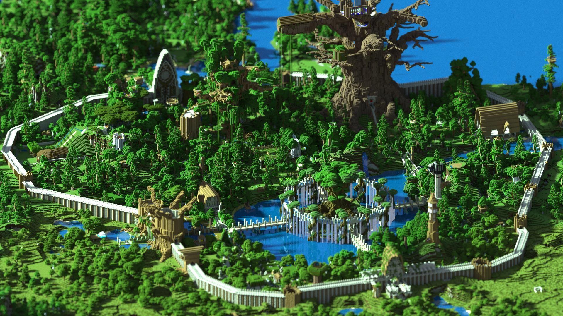 Minecraft City Wallpapers - Top Free Minecraft City Backgrounds ...