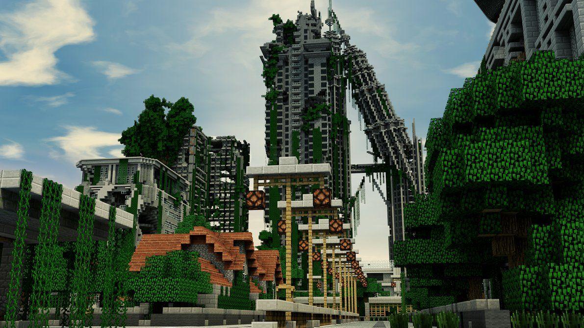 Minecraft City Wallpapers - Top Free Minecraft City Backgrounds ...