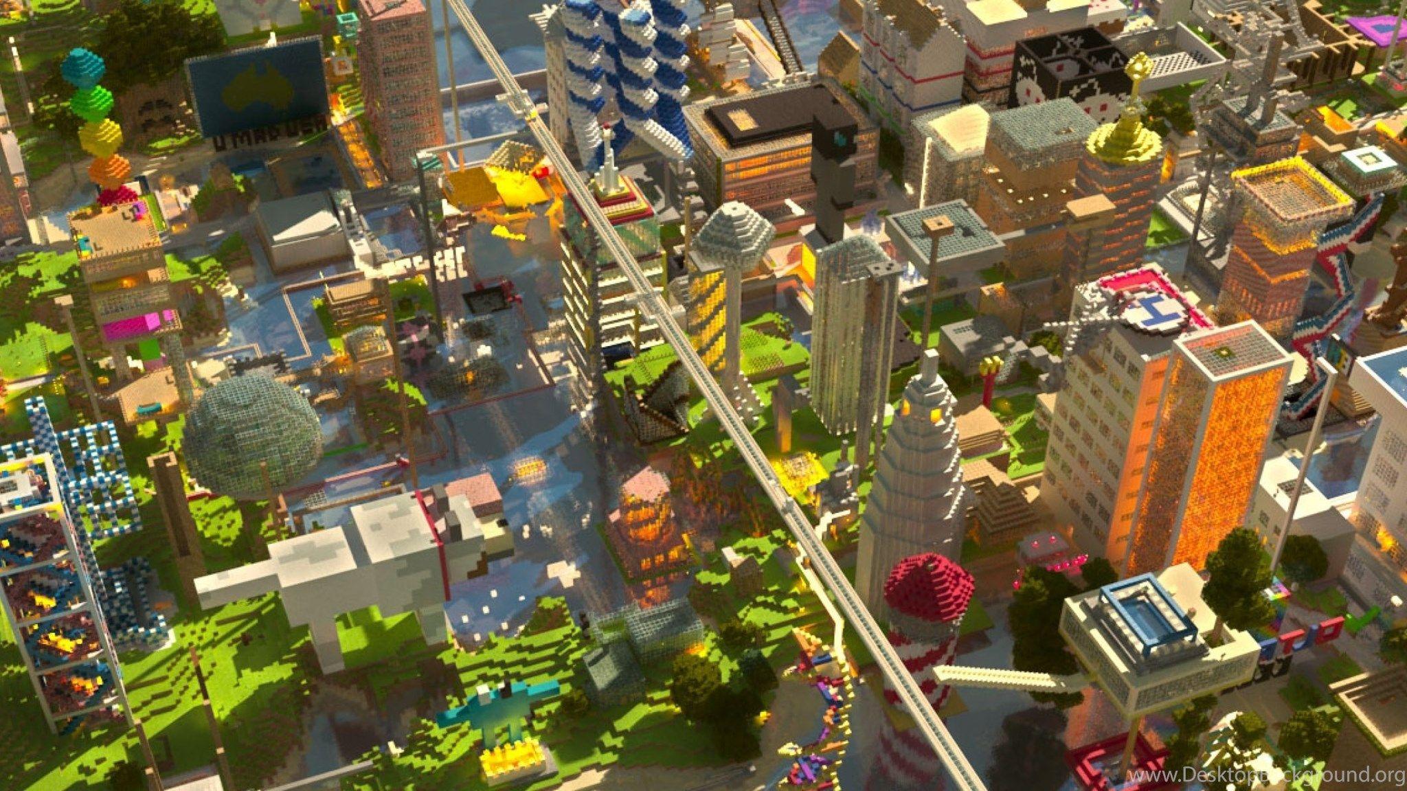 Minecraft City Wallpapers - Top Free Minecraft City Backgrounds ...