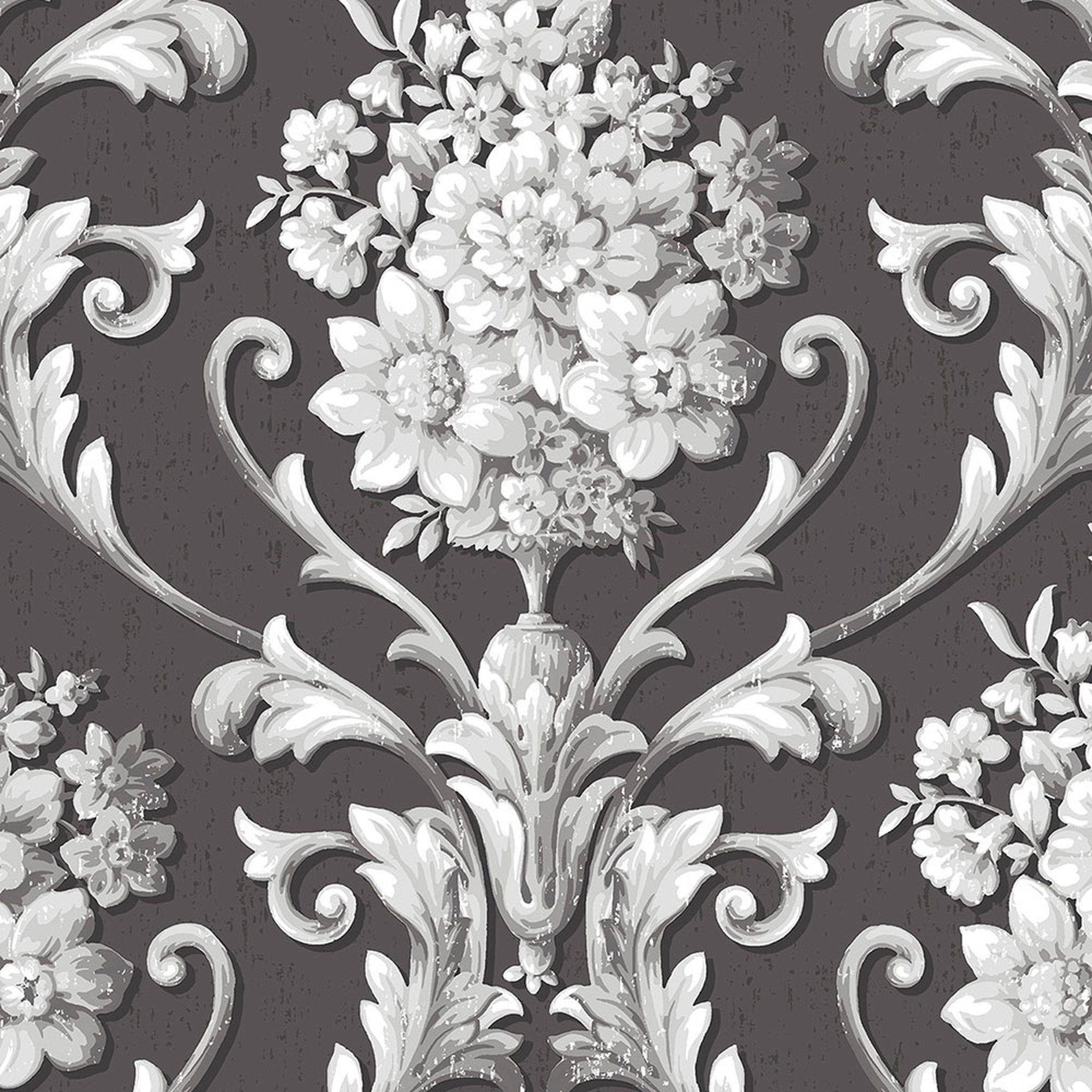 Black and White Damask Wallpapers - Top Free Black and White Damask ...