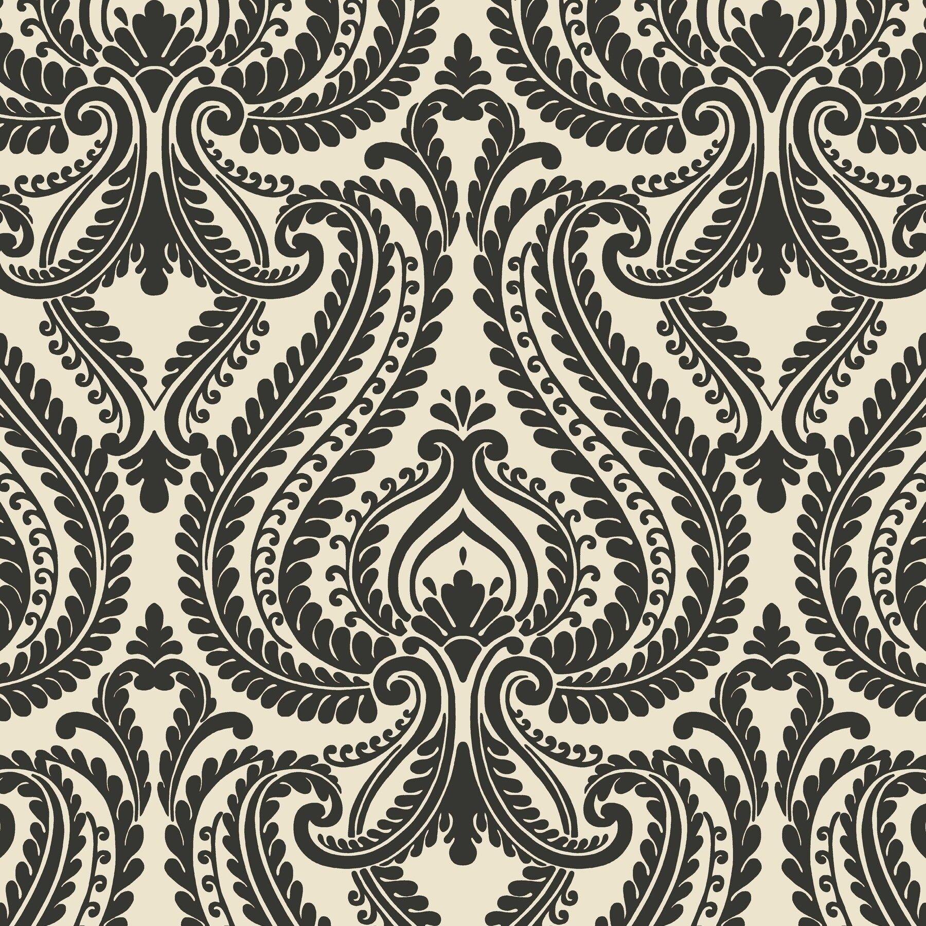 Black and White Damask Wallpapers - Top Free Black and White Damask ...