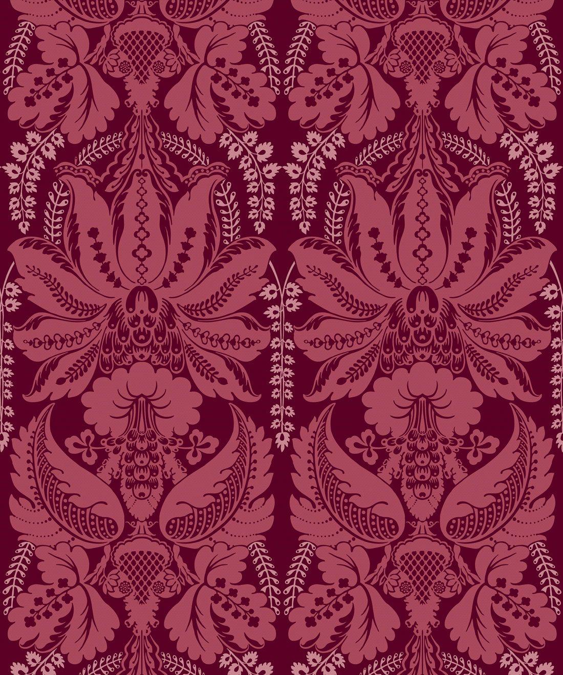 Red Damask Wallpapers - Top Free Red Damask Backgrounds - WallpaperAccess