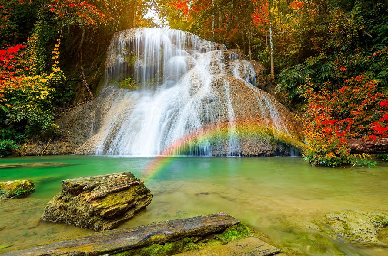 Rainbow Waterfall Wallpapers - Top Free Rainbow Waterfall Backgrounds - WallpaperAccess