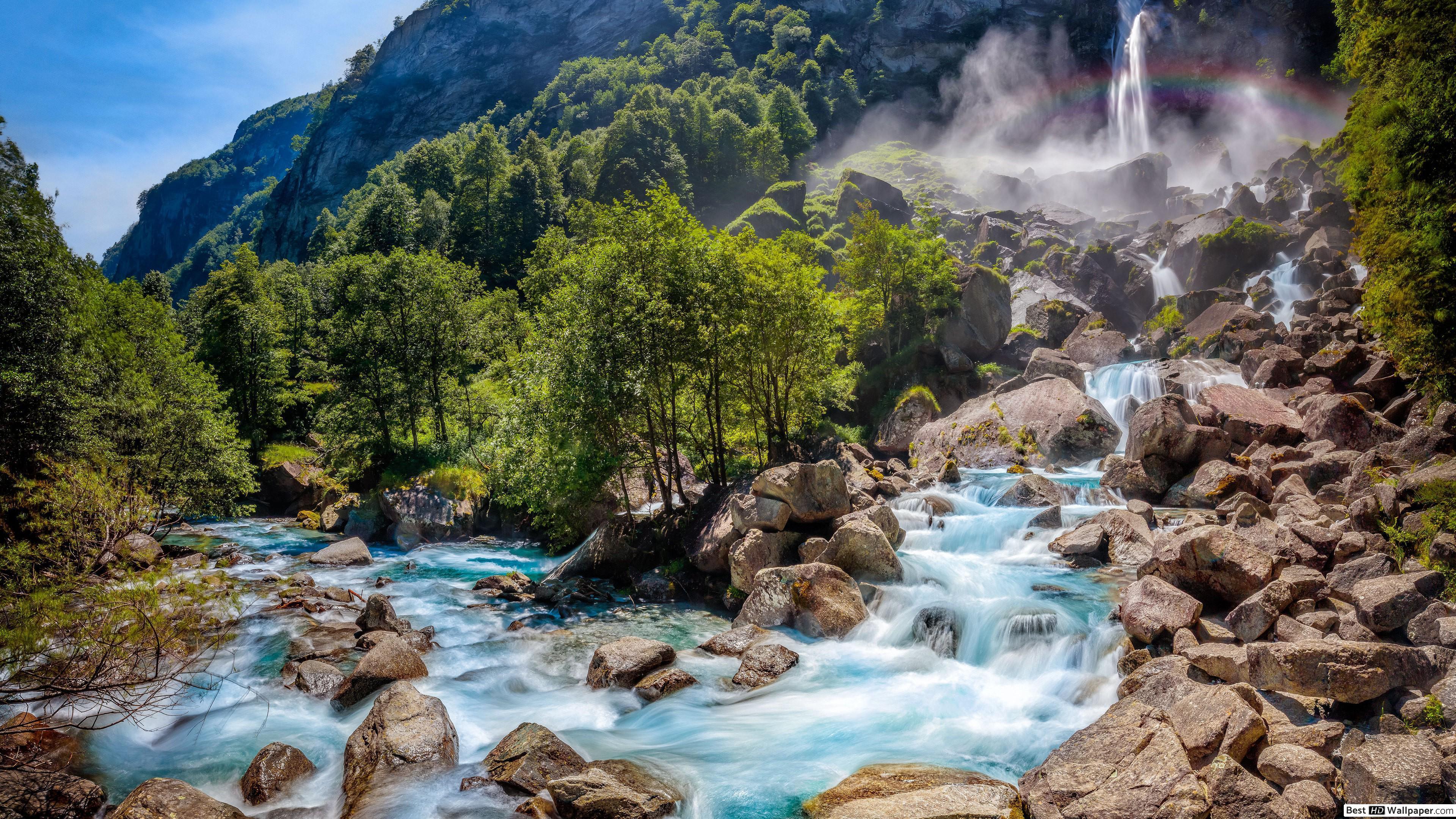 Rainbow Waterfall Wallpapers - Top Free Rainbow Waterfall Backgrounds ...