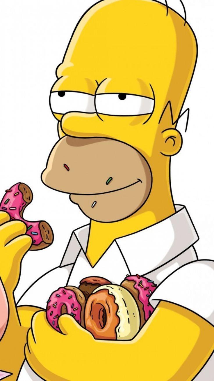 Simpsons Donut iPhone Wallpapers - Top Free Simpsons Donut iPhone ...