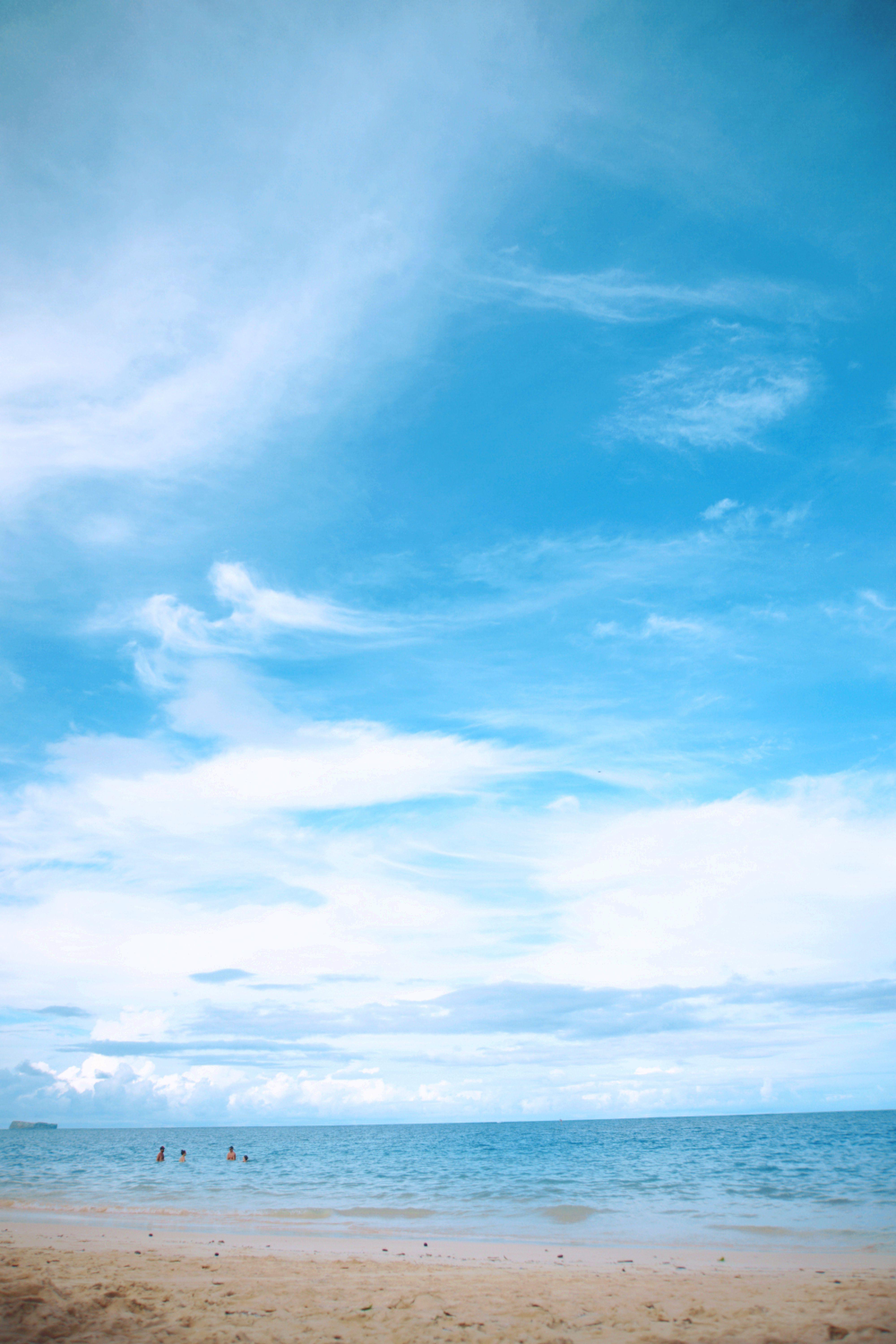 Blue Sky Beach Wallpapers - Top Free Blue Sky Beach Backgrounds ...