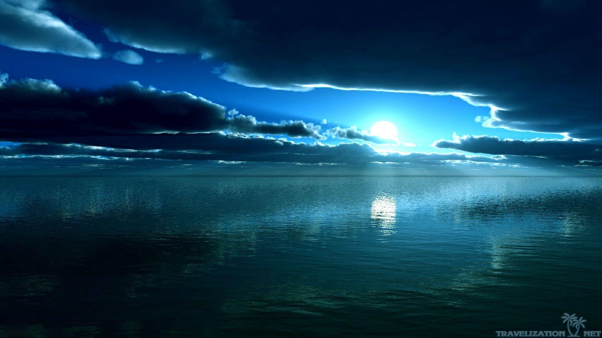 Moonlight Beach Wallpapers - Top Free Moonlight Beach Backgrounds ...