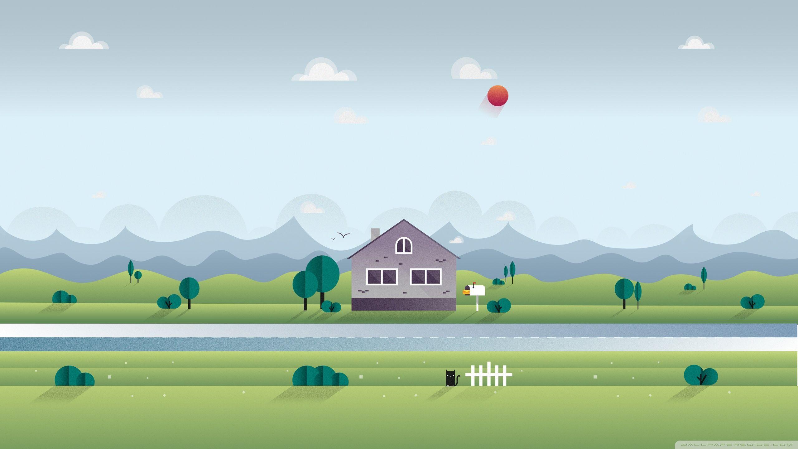 Illustration Landscape Wallpapers - Top Free Illustration Landscape ...