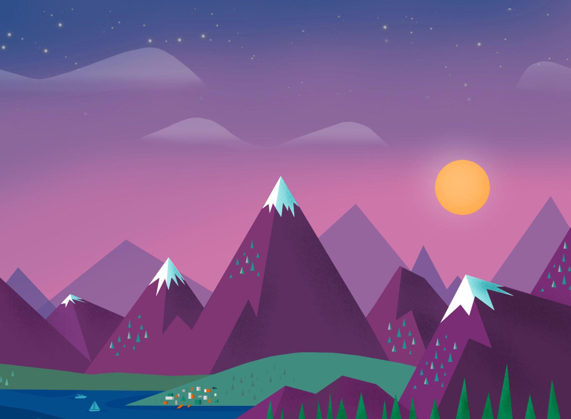 Illustration Landscape Wallpapers - Top Free Illustration Landscape ...