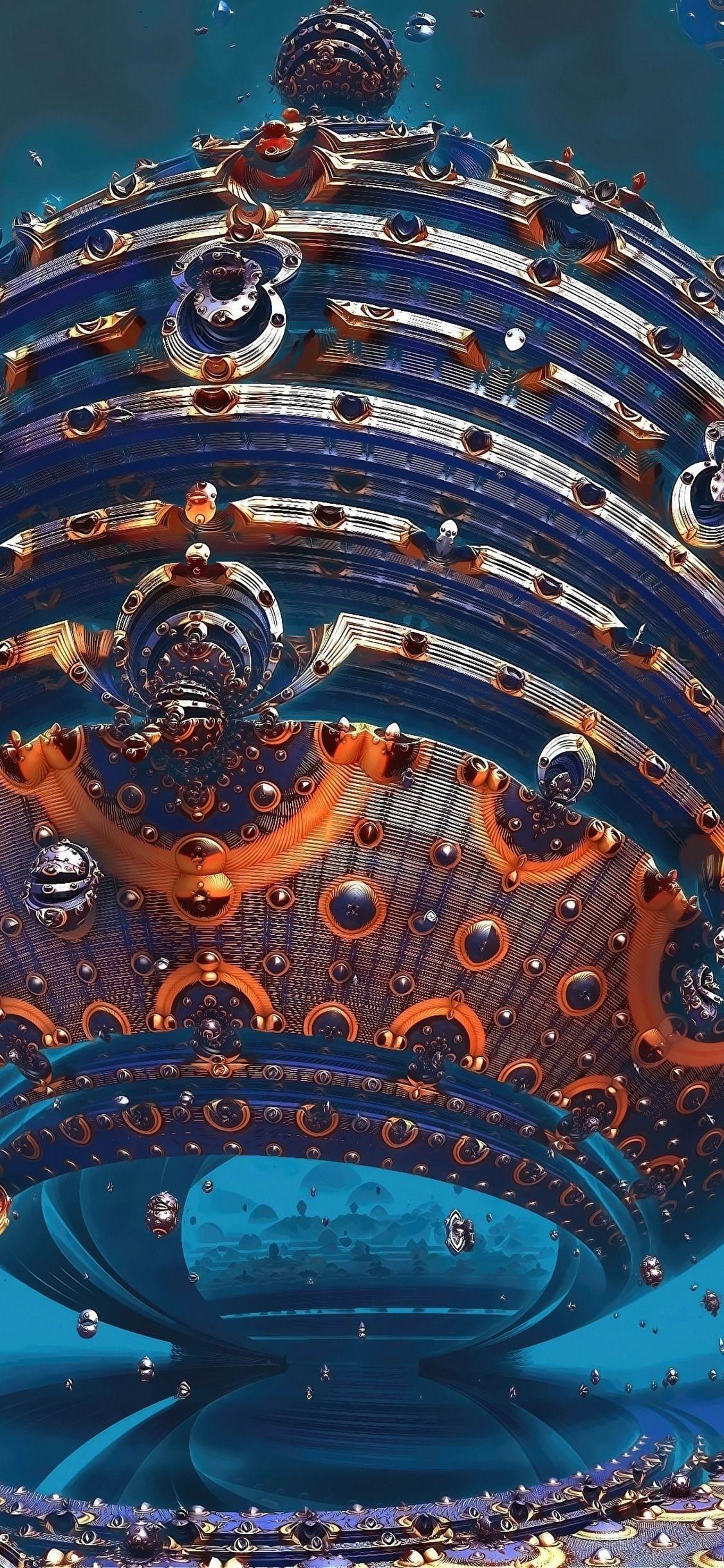 3D Fractal iPhone Wallpapers - Top Free 3D Fractal iPhone Backgrounds ...