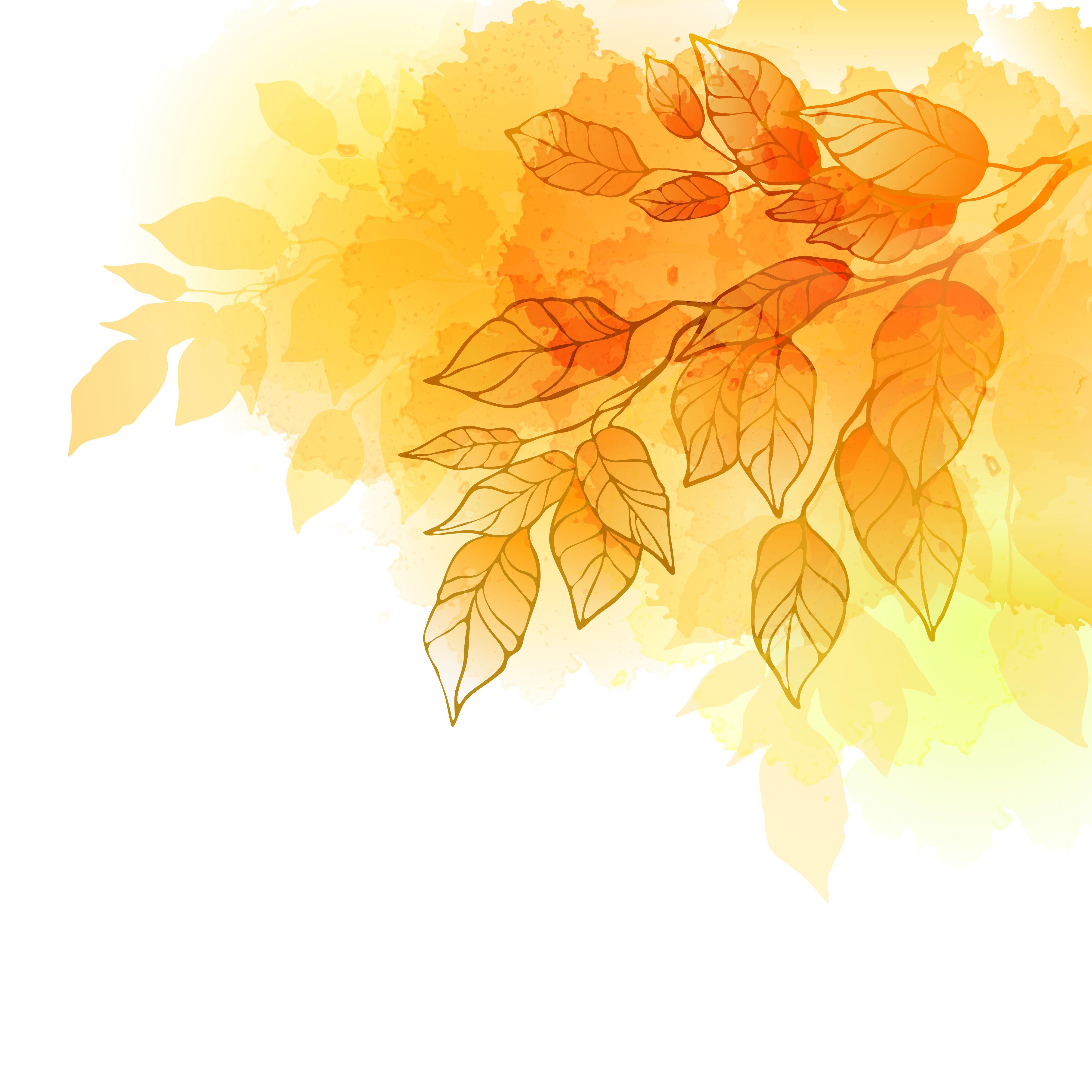 Autumn Watercolor Wallpapers - Top Free Autumn Watercolor Backgrounds ...