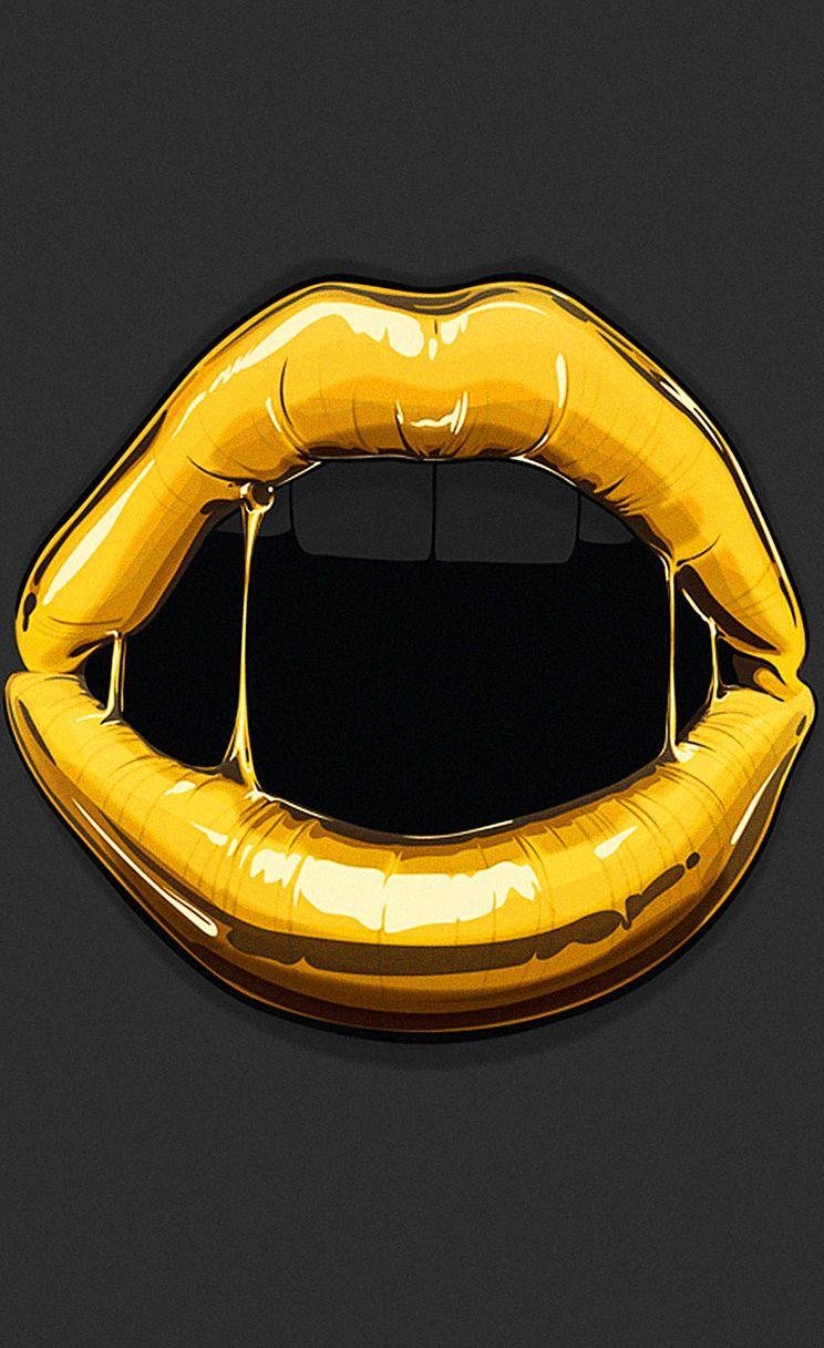 Gold Lips Wallpapers - Top Free Gold Lips Backgrounds - WallpaperAccess