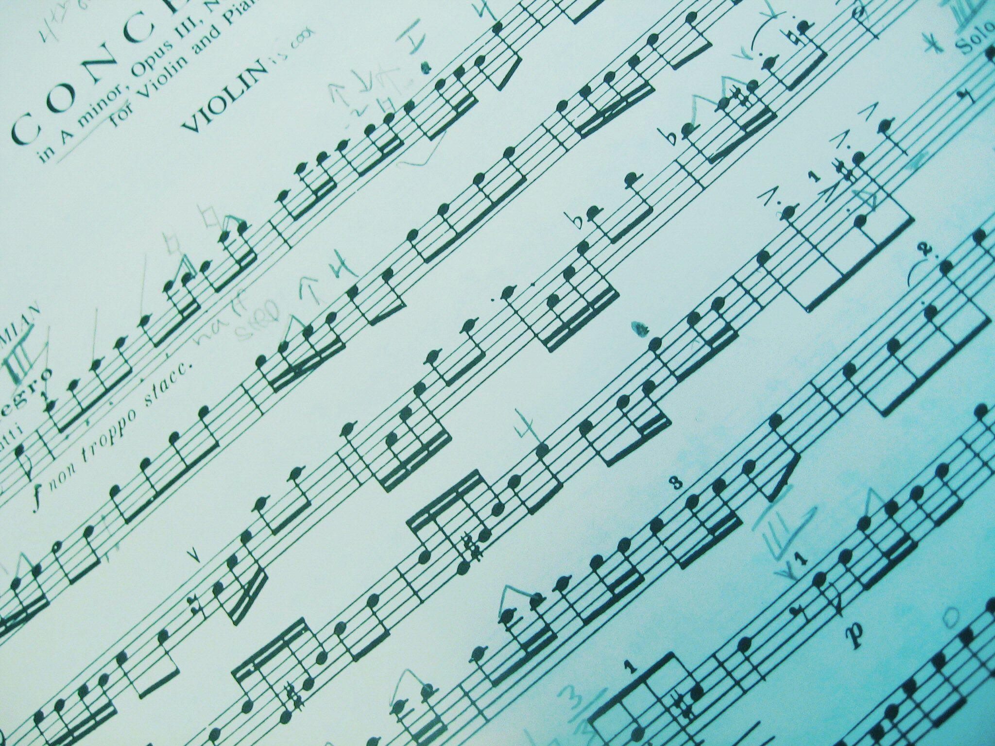 Sheet Music Wallpapers - Top Free Sheet Music Backgrounds - WallpaperAccess