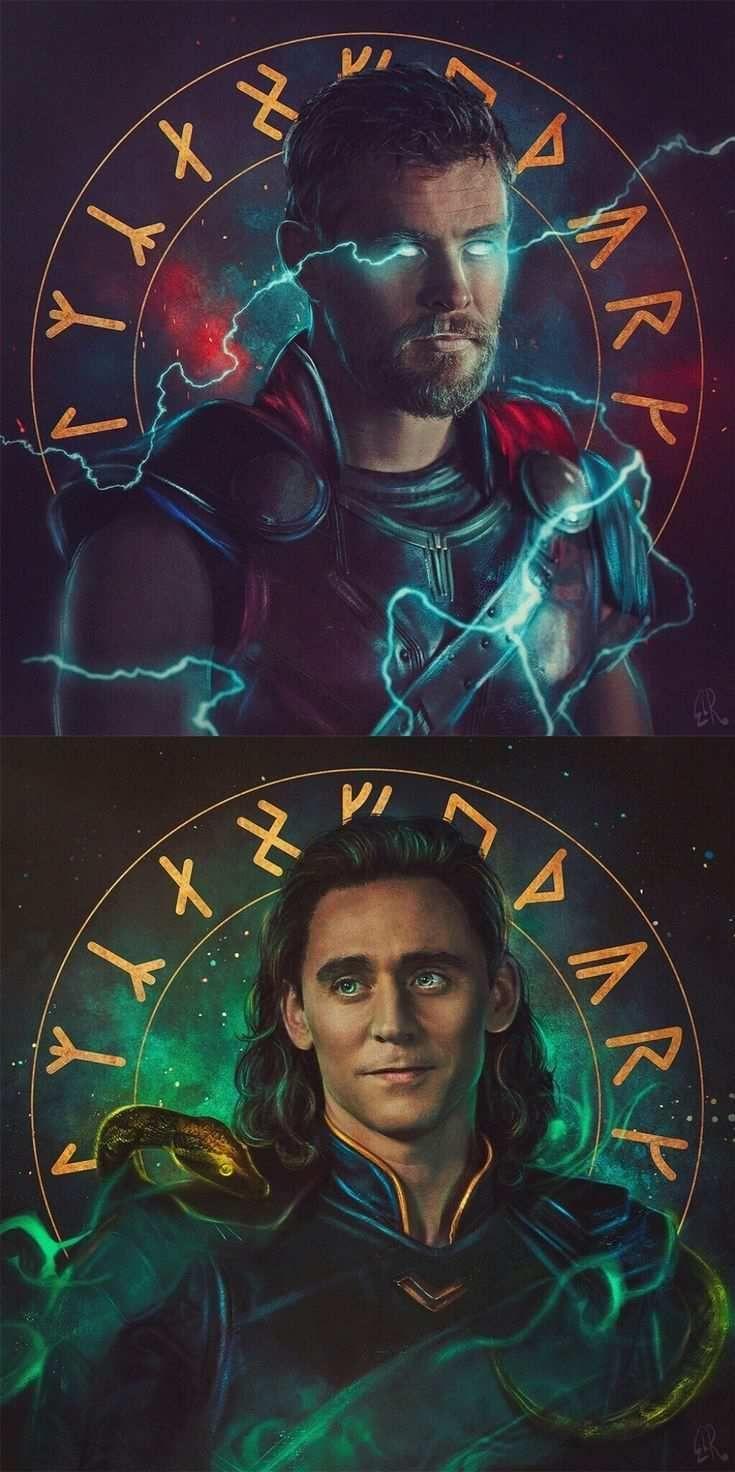 Loki Thor Art