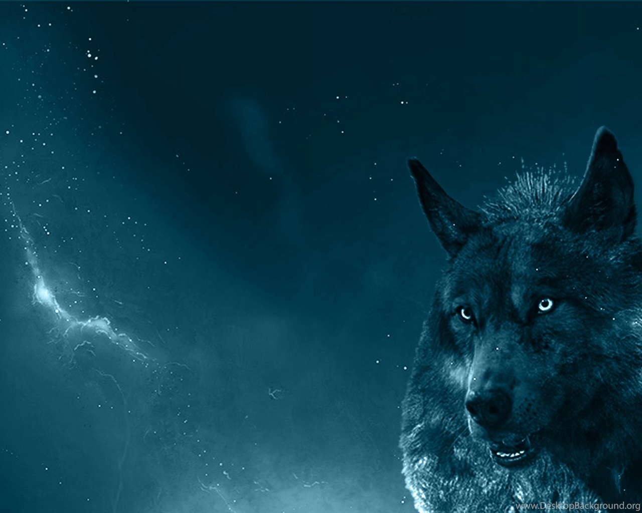 Blue Wolves Wallpapers - Top Free Blue Wolves Backgrounds - WallpaperAccess