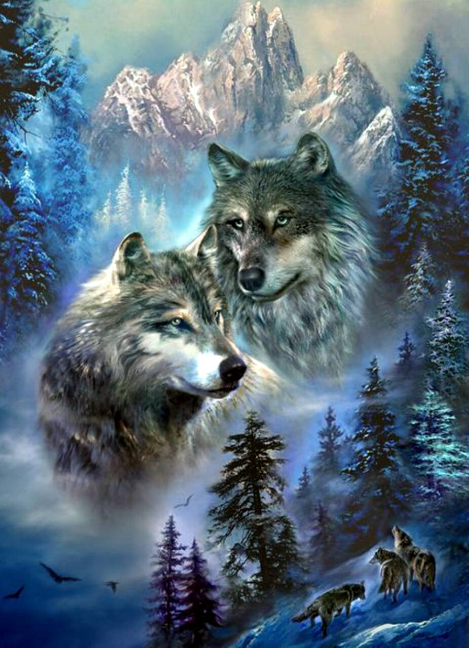 Pack of Wolves Wallpapers - Top Free Pack of Wolves Backgrounds ...