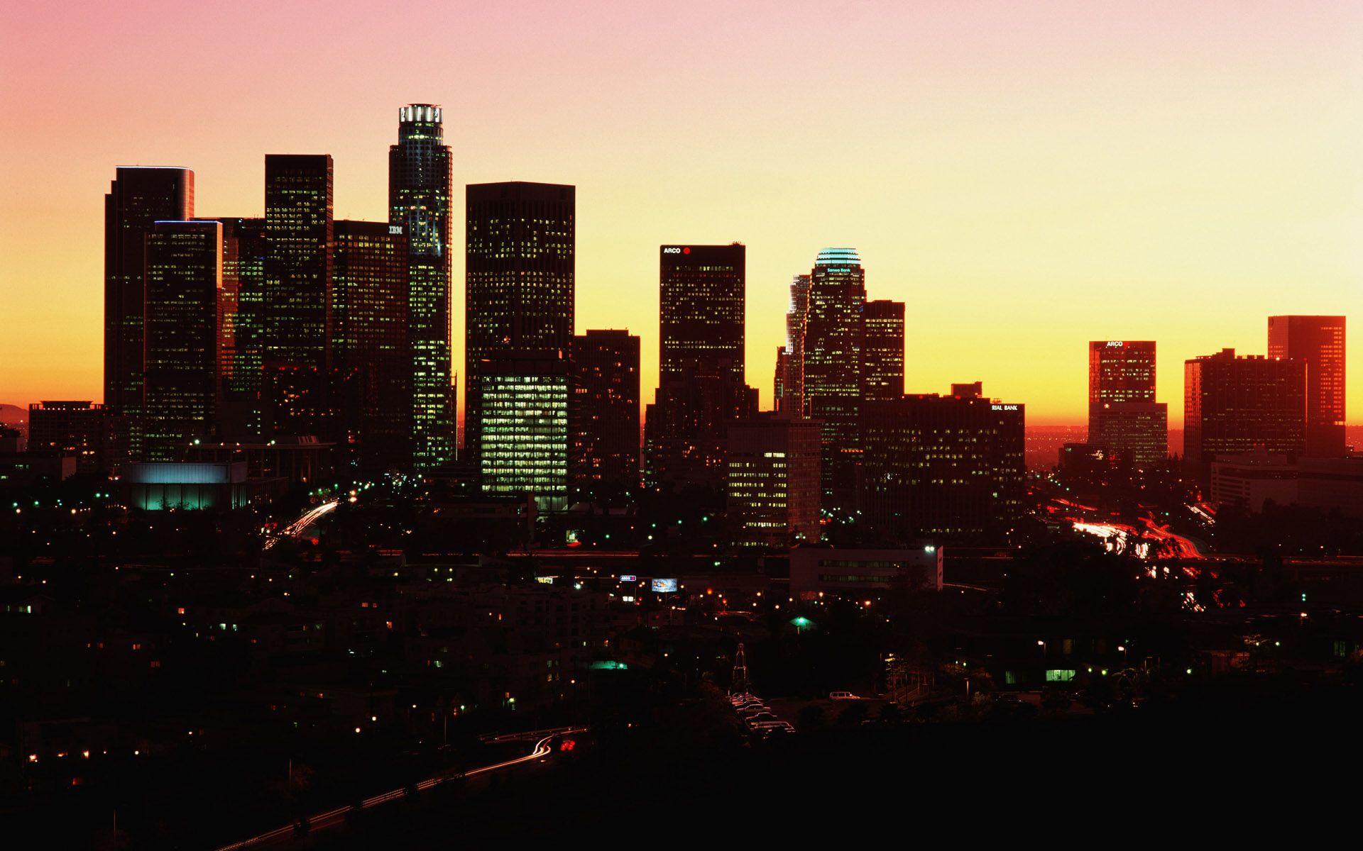 L.A. Skyline Wallpapers - Top Free L.A. Skyline Backgrounds ...