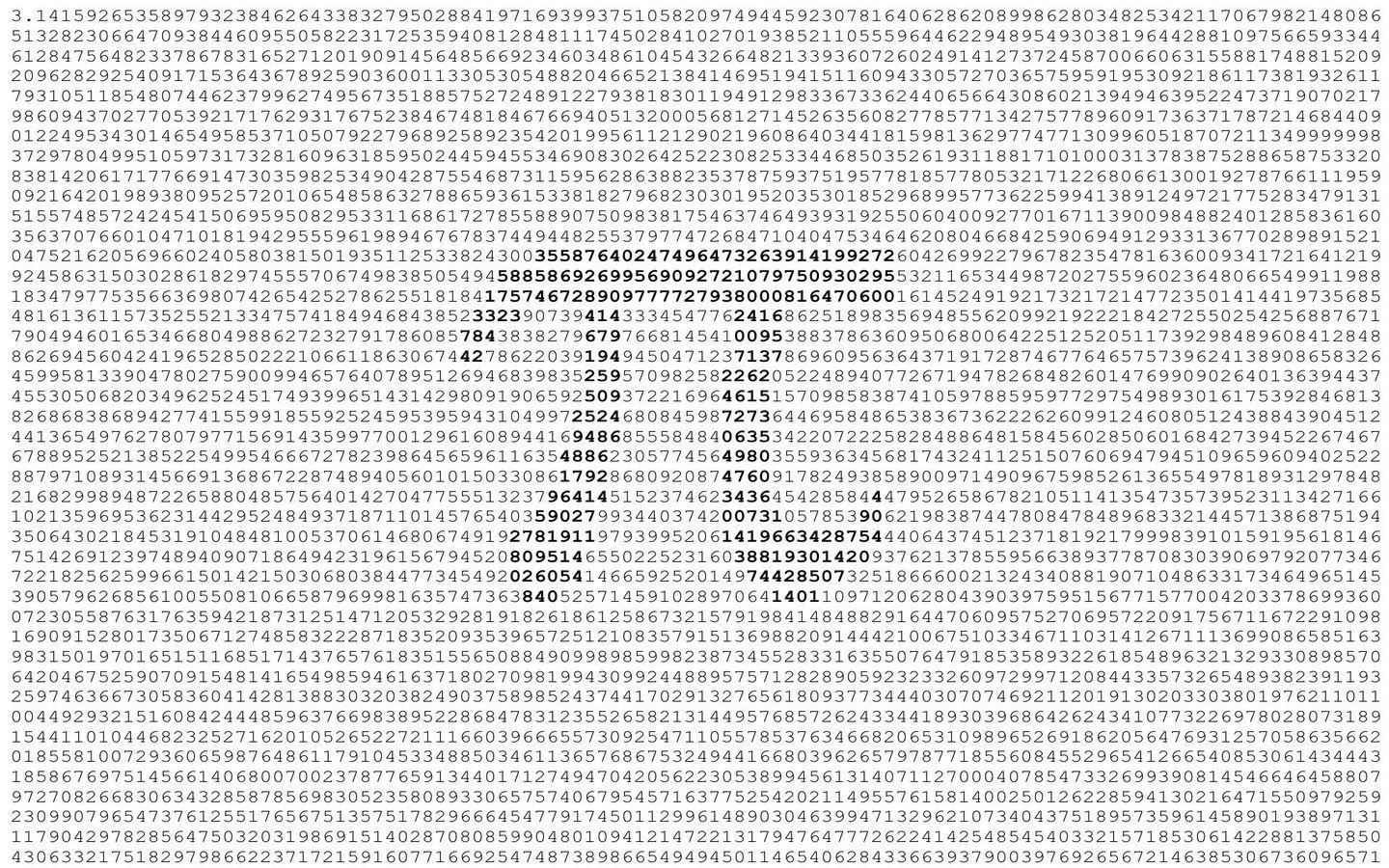 Pi Number Wallpapers - Top Free Pi Number Backgrounds - WallpaperAccess