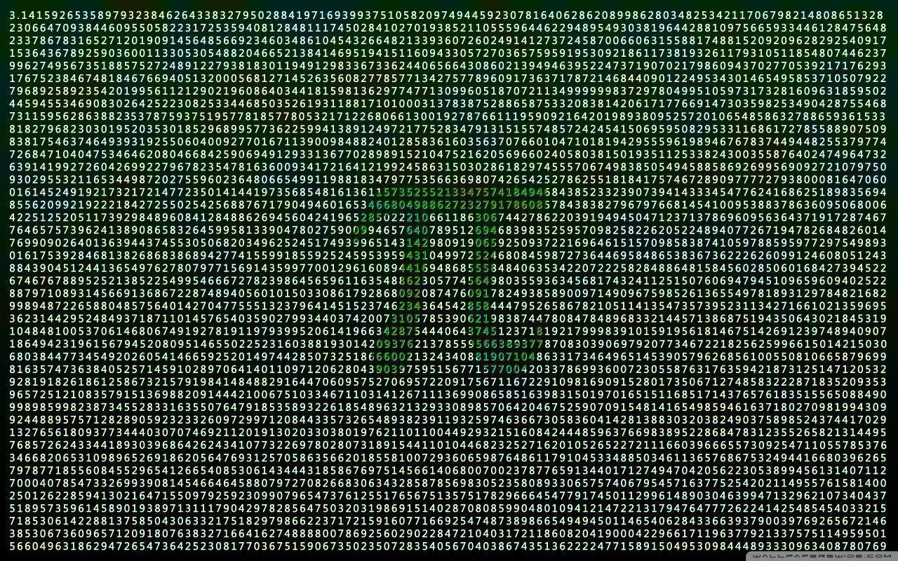 Pi Number Wallpapers - Top Free Pi Number Backgrounds - WallpaperAccess