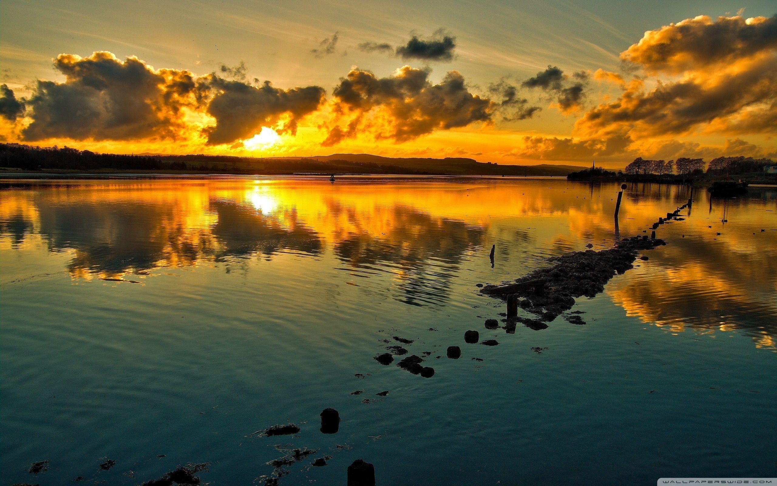 Golden Sunset Wallpapers - Top Free Golden Sunset Backgrounds ...