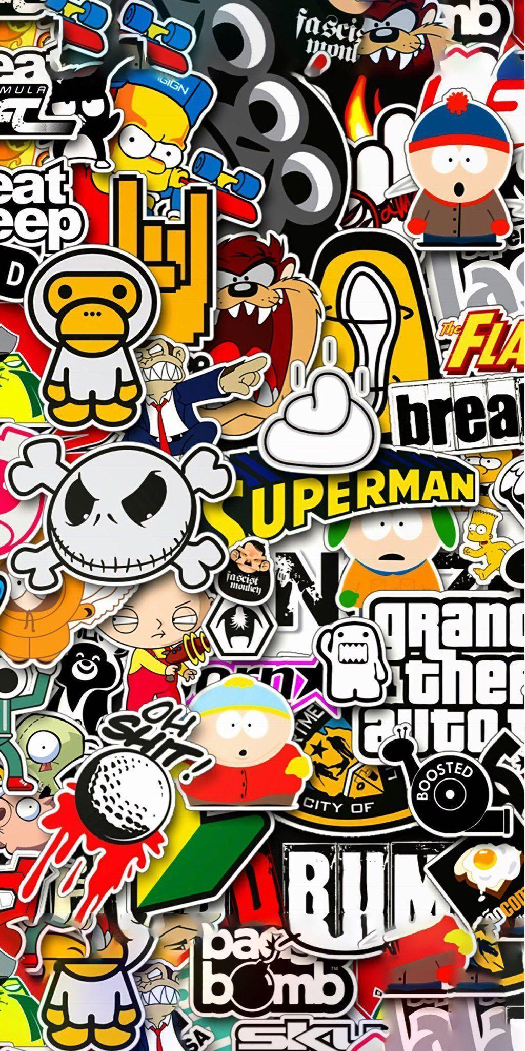 Anime Sticker Bomb Wallpapers - Top Free Anime Sticker Bomb Backgrounds ...