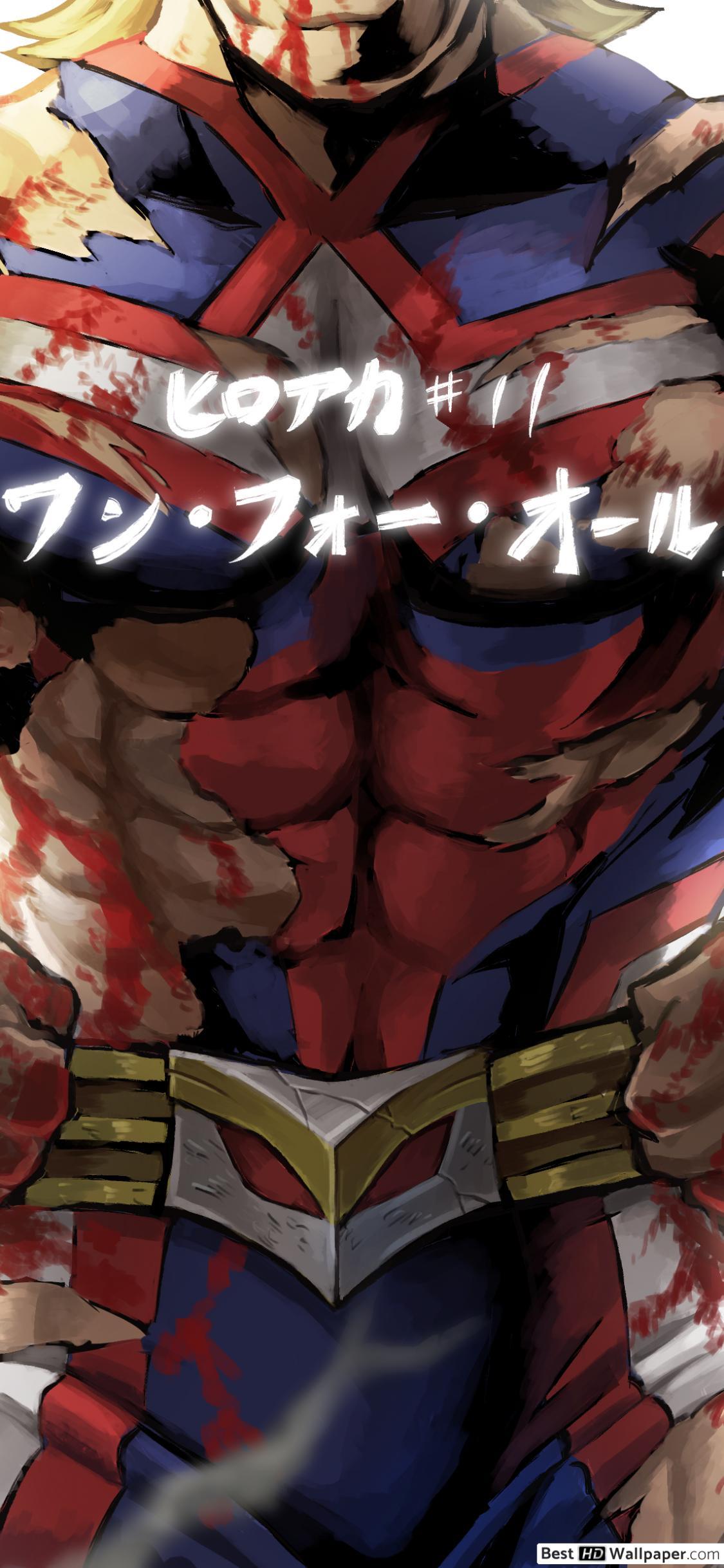 All Might Phone Wallpapers - Top Free All Might Phone Backgrounds ...