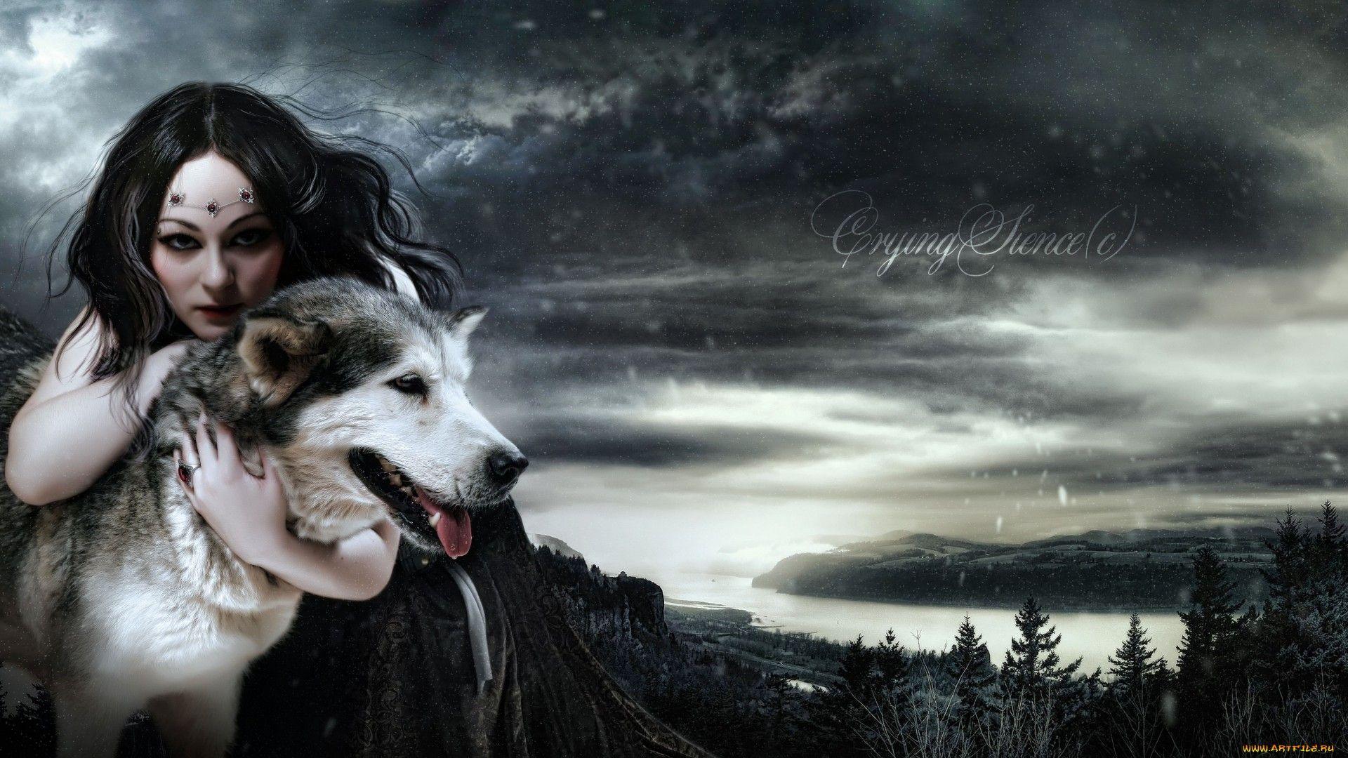 Women and Wolves Wallpapers - Top Free Women and Wolves Backgrounds ...