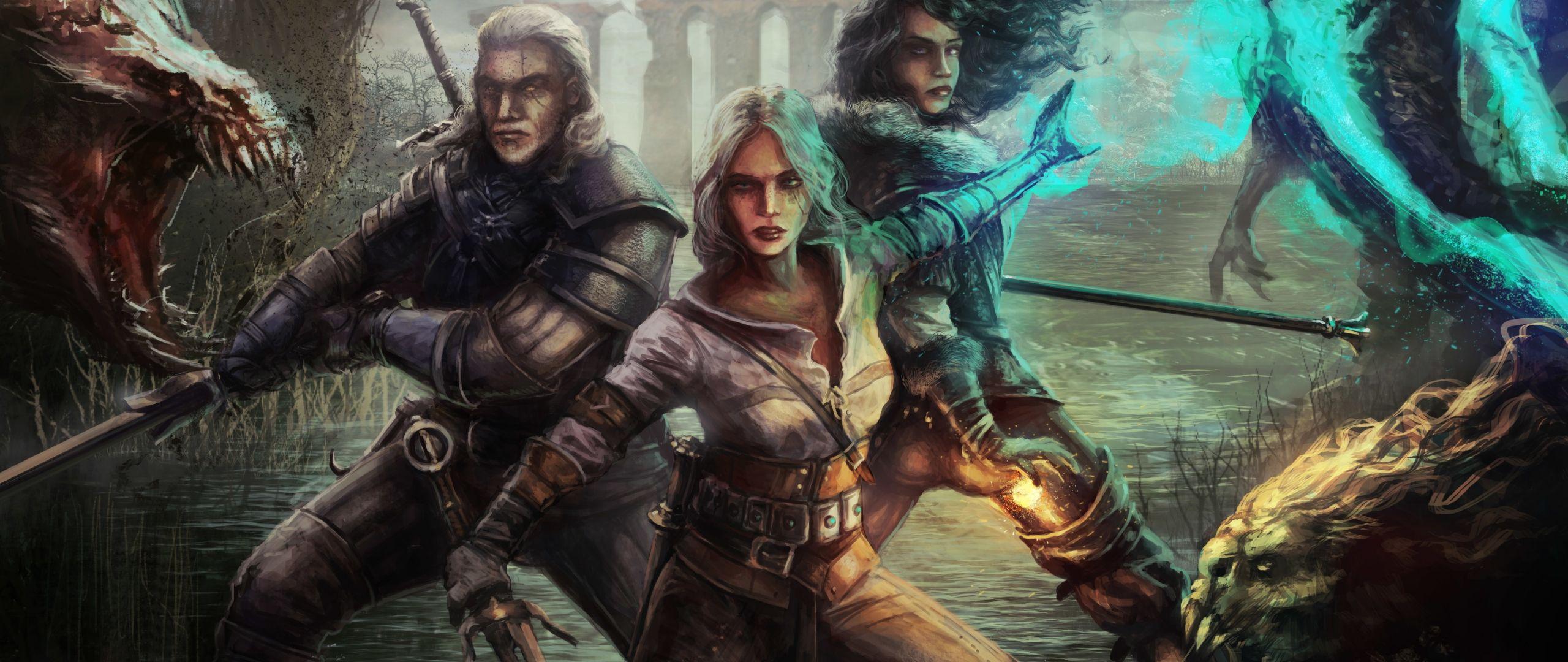 Witcher 3 Dual Monitor Wallpapers - Top Free Witcher 3 Dual Monitor ...