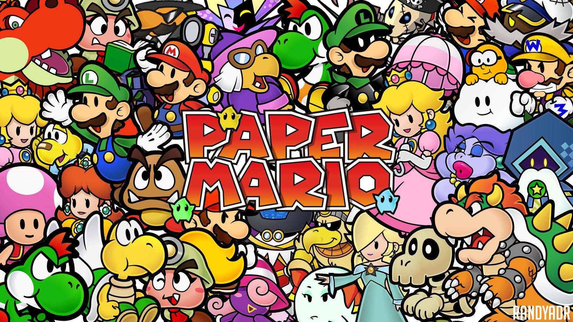 Super Paper Mario Wallpapers - Top Free Super Paper Mario Backgrounds ...