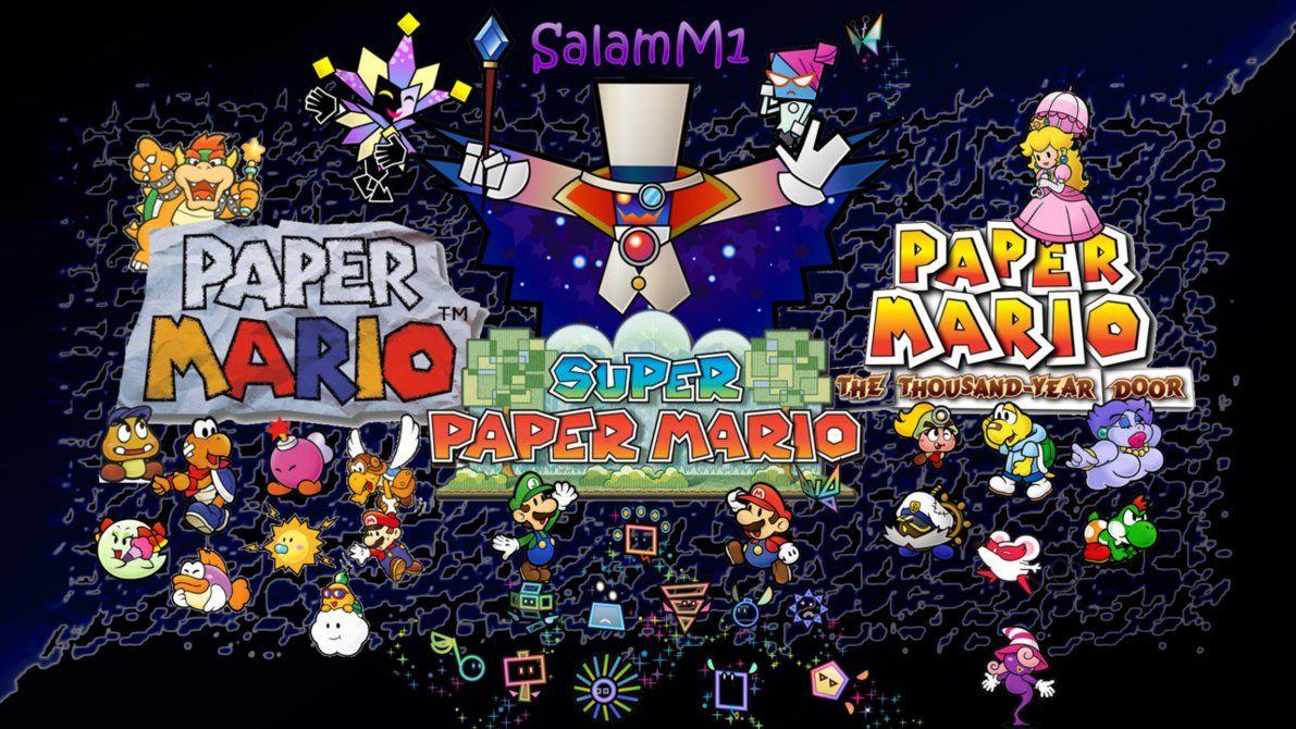 Super Paper Mario Wallpapers - Top Free Super Paper Mario Backgrounds ...