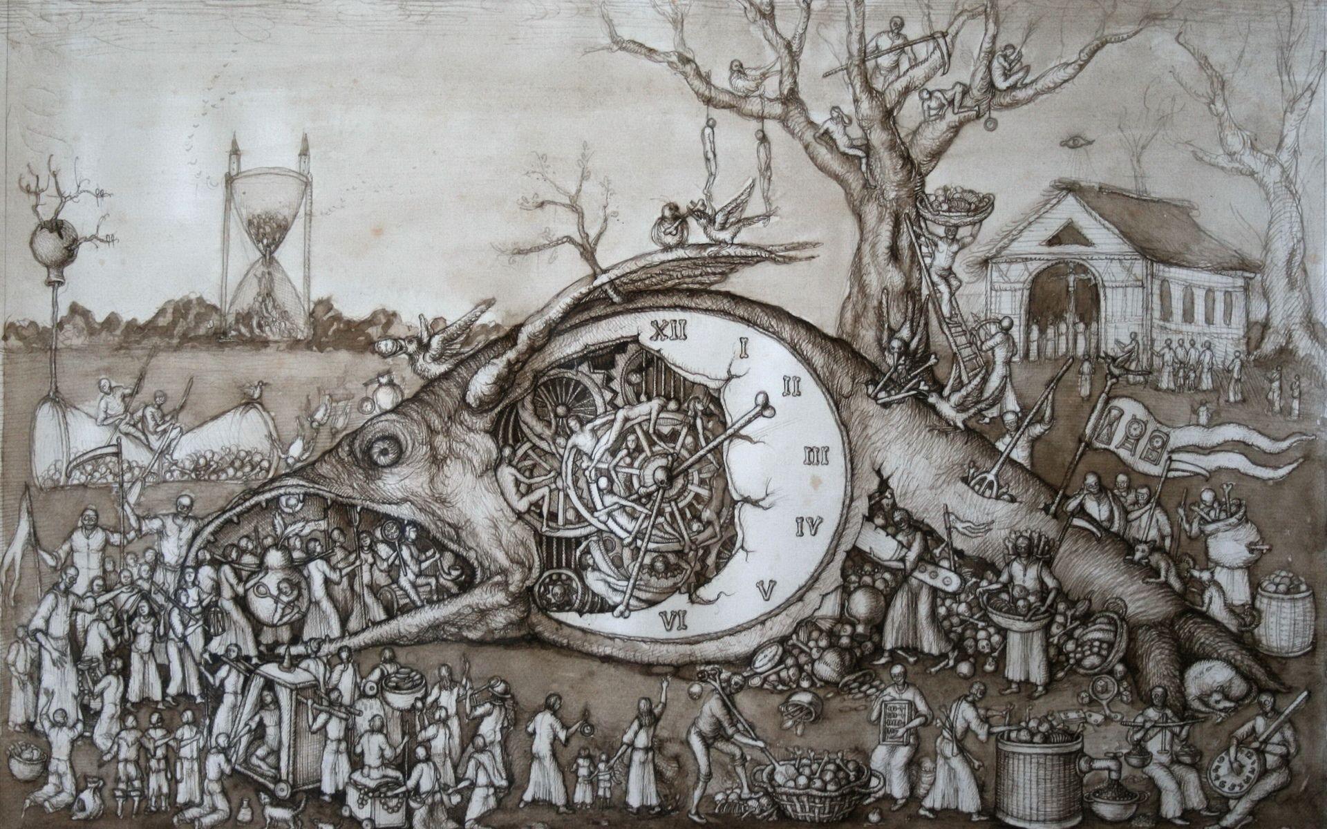 Dark Clock Wallpapers - Top Free Dark Clock Backgrounds - WallpaperAccess