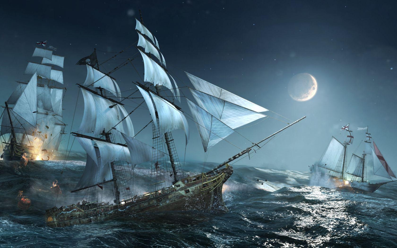 Pirate Battle Wallpapers - Top Free Pirate Battle Backgrounds ...