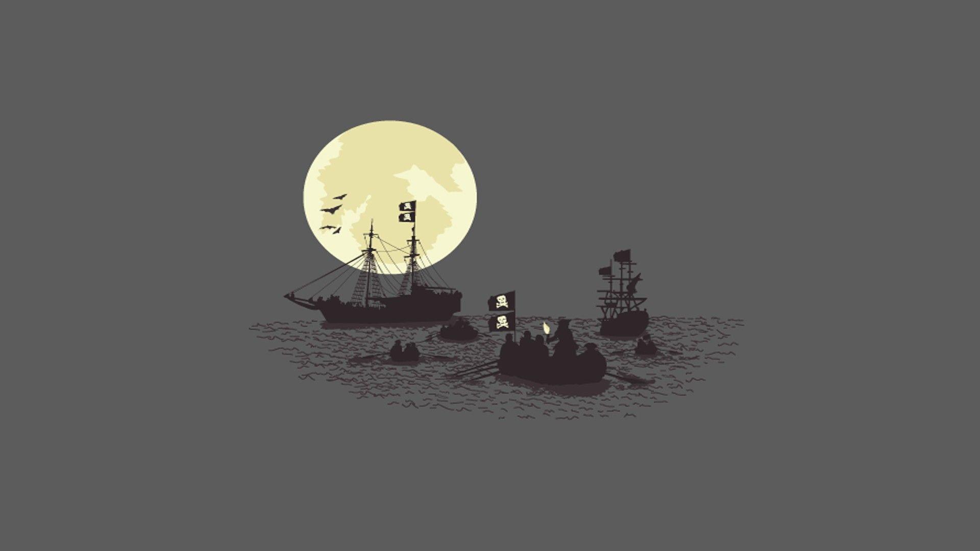 Minimalist Pirate Wallpapers - Top Free Minimalist Pirate Backgrounds ...
