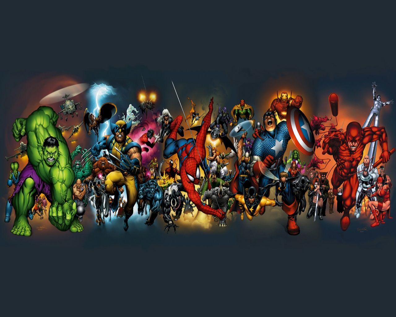 Superhero Collage Wallpapers - Top Free Superhero Collage Backgrounds ...