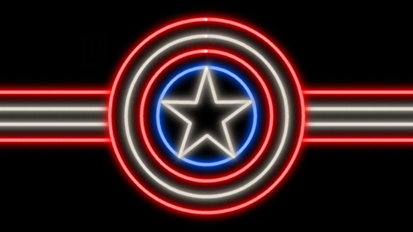 Captain America Neon Wallpapers - Top Free Captain America Neon ...