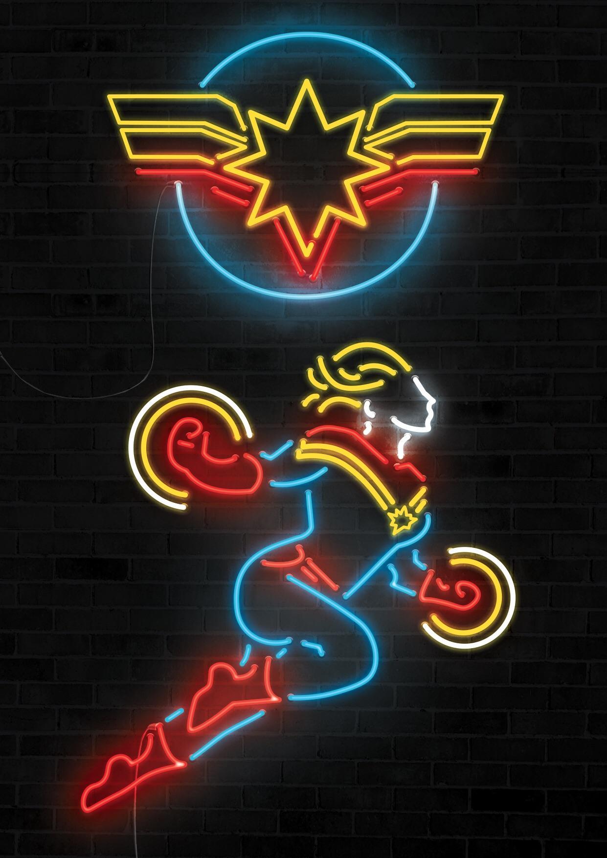 Captain America Neon Wallpapers - Top Free Captain America Neon ...
