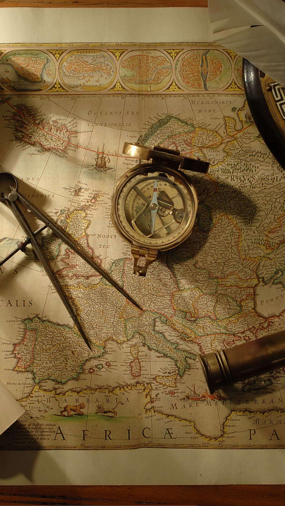 Compass and Map Wallpapers - Top Free Compass and Map Backgrounds ...