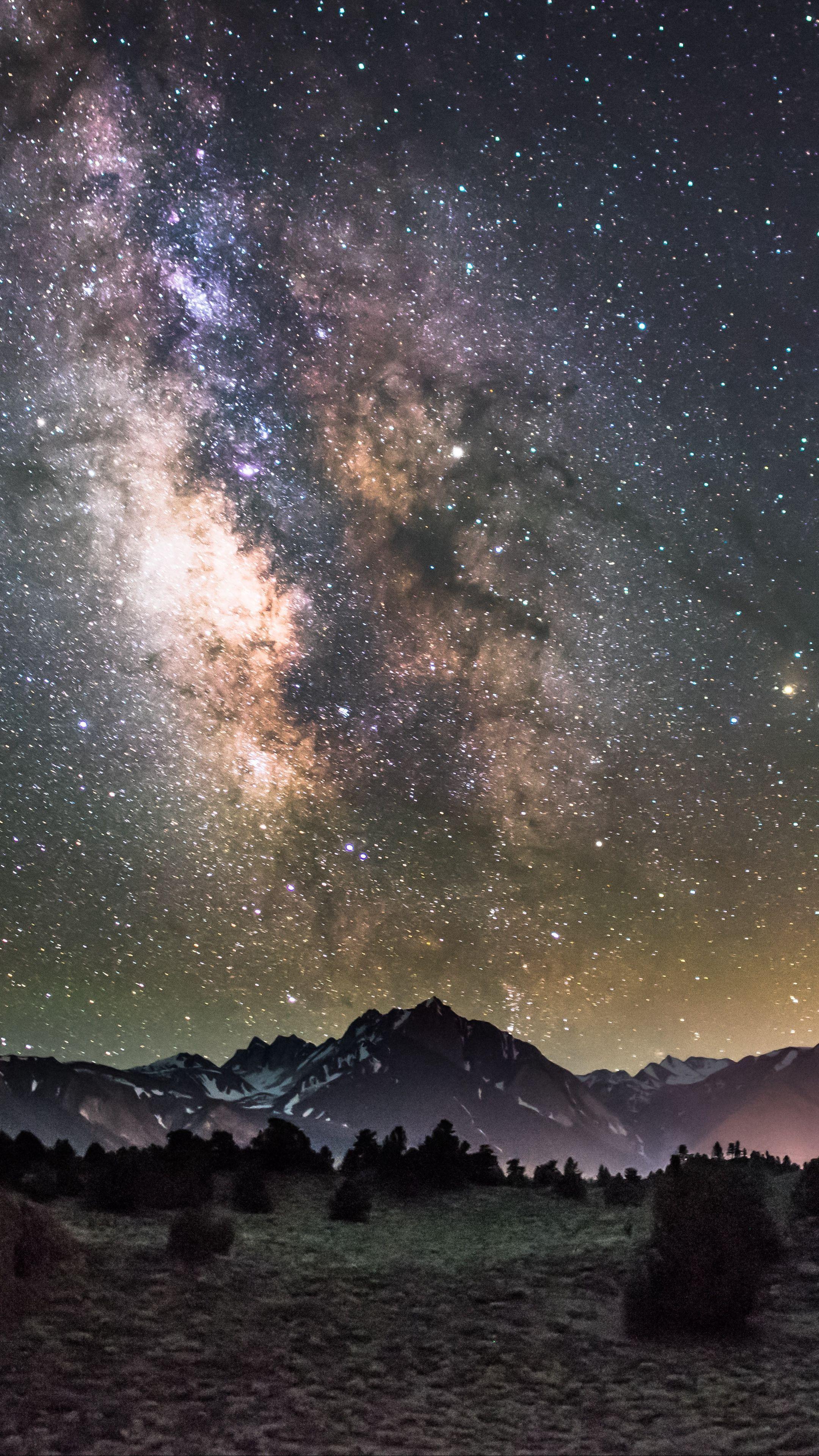Galaxy Mountain Wallpapers - Top Free Galaxy Mountain Backgrounds ...