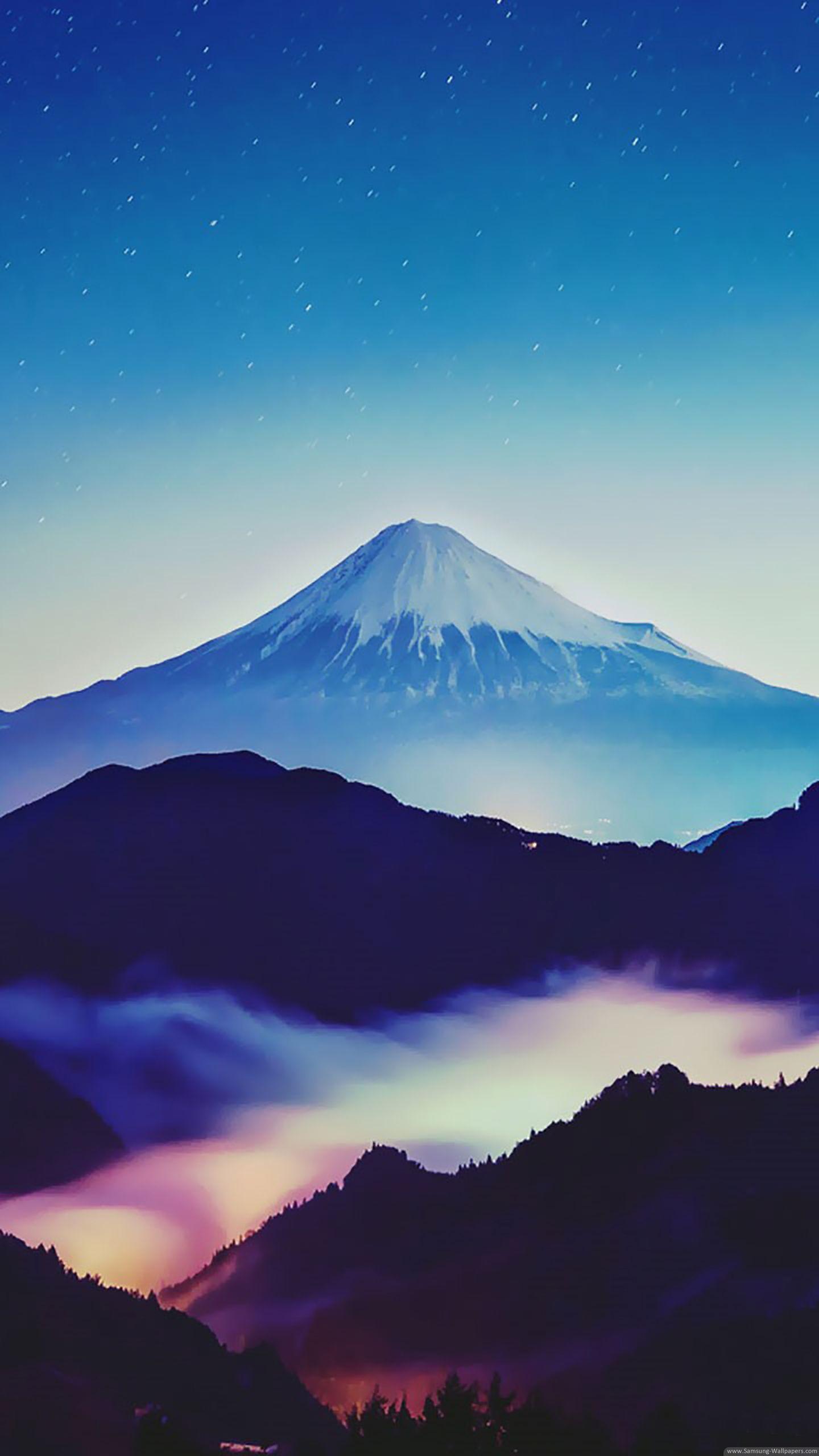 Galaxy Mountain Wallpapers - Top Free Galaxy Mountain Backgrounds ...