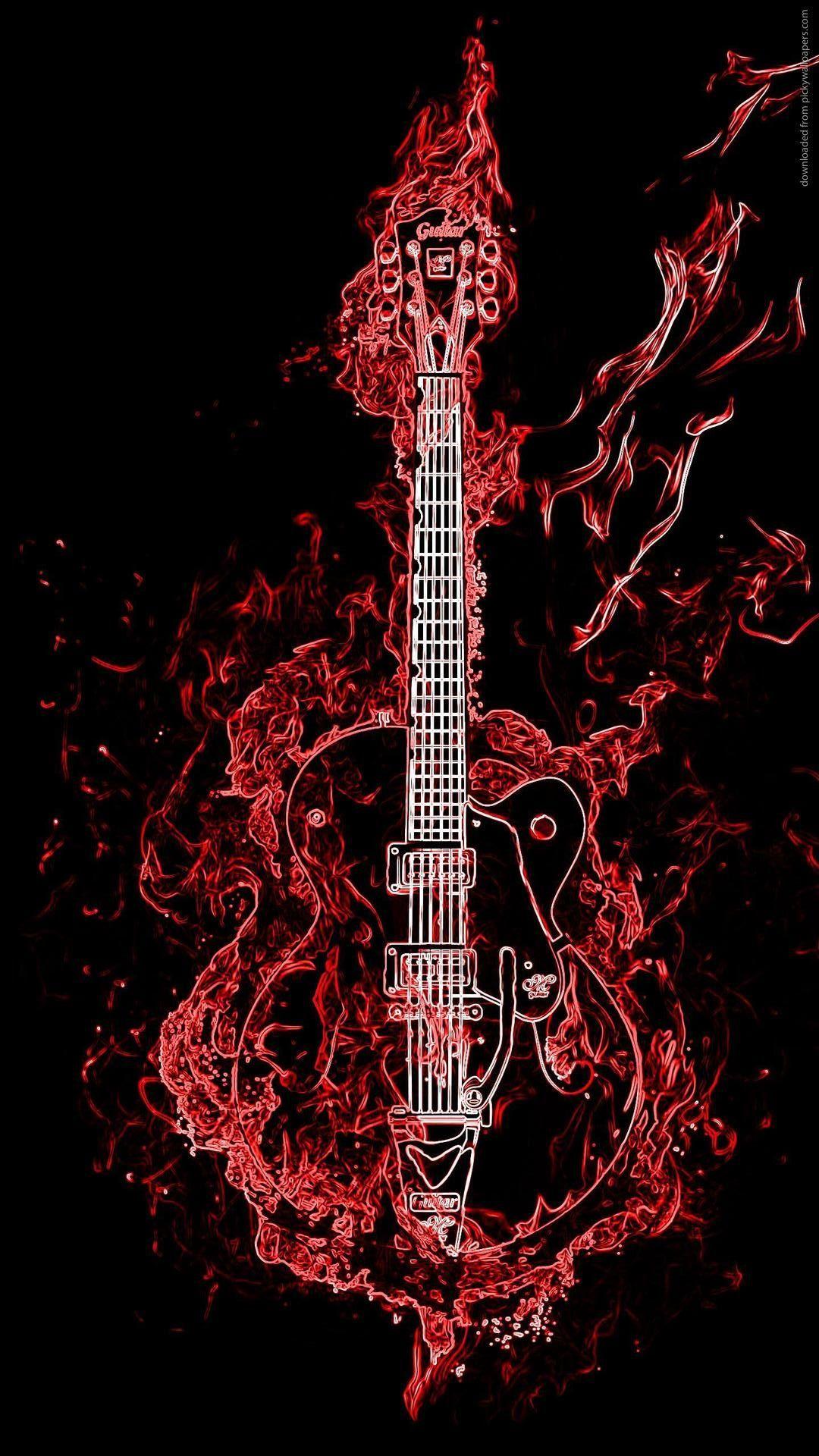 Neon Guitar Wallpapers - Top Free Neon Guitar Backgrounds - WallpaperAccess