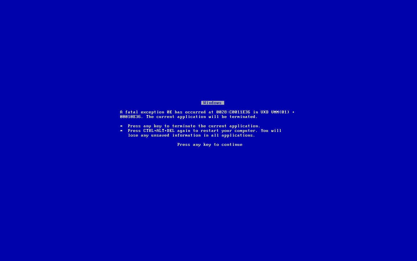 Blue Screen of Death Wallpapers - Top Free Blue Screen of Death ...