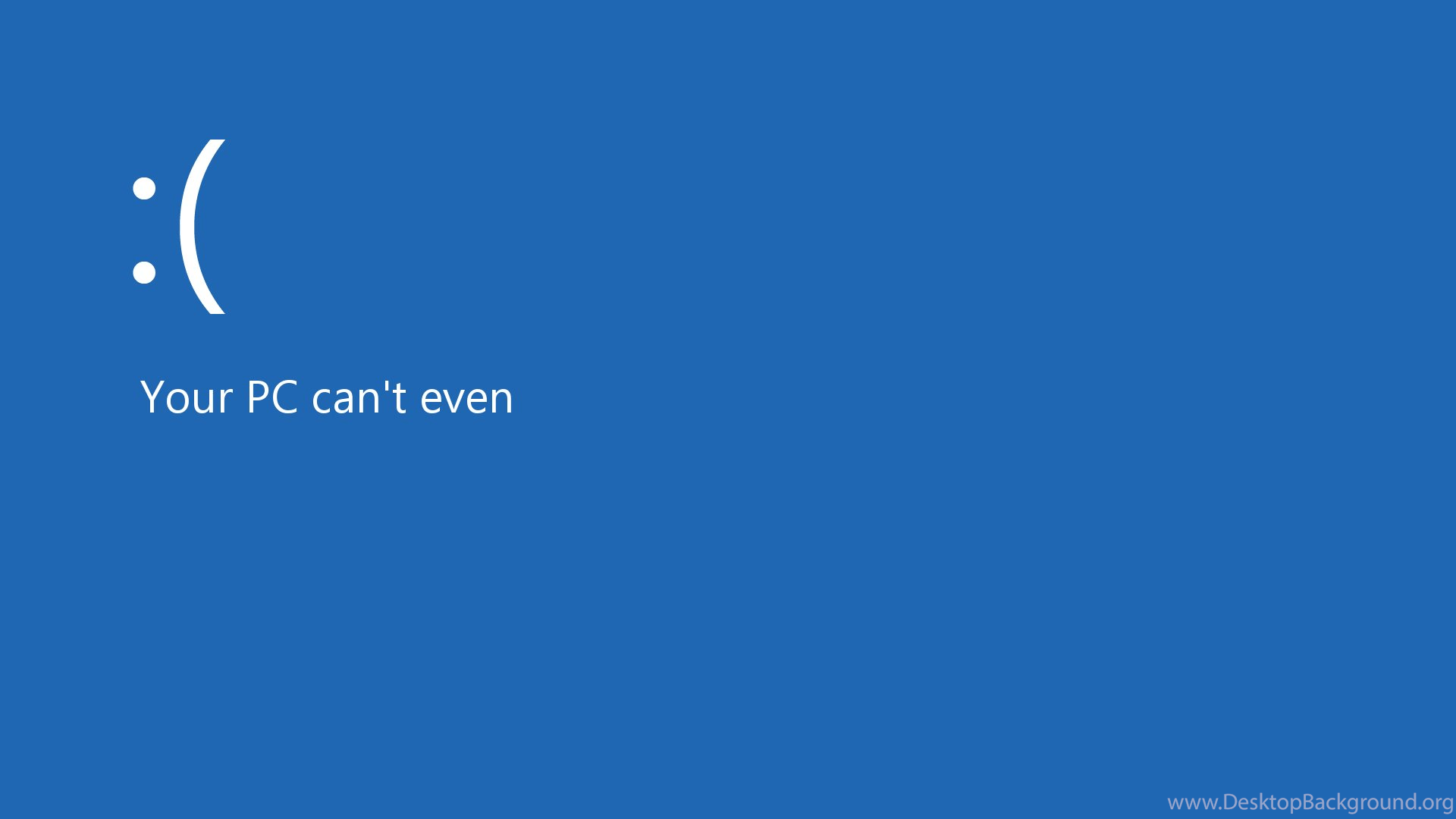 Blue Screen of Death Wallpapers - Top Free Blue Screen of Death ...
